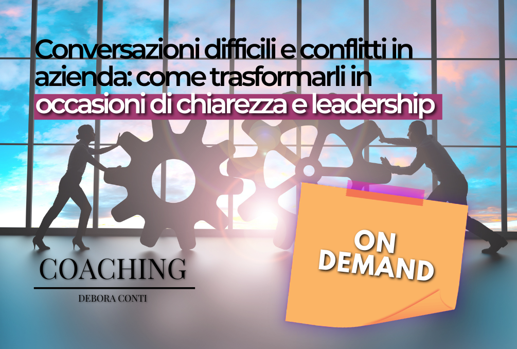 16 marzo 2026 - Conversazioni difficili e conflitti in azienda: come ...